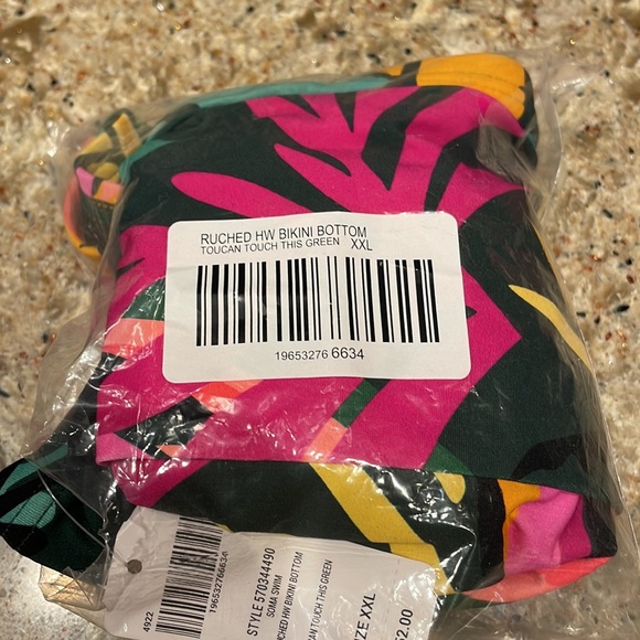 Soma | Swim | New Soma Swim Rouched Highwaisted Bikini Bottom | Poshmark